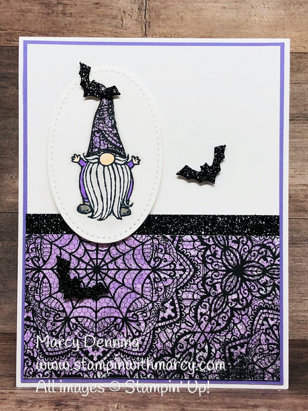 Halloween Inspired Gnome For The Holidays Card