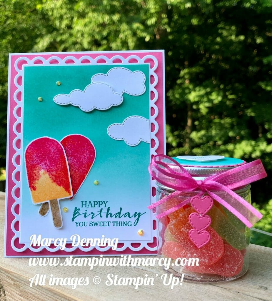 Embossed Popsicle Card