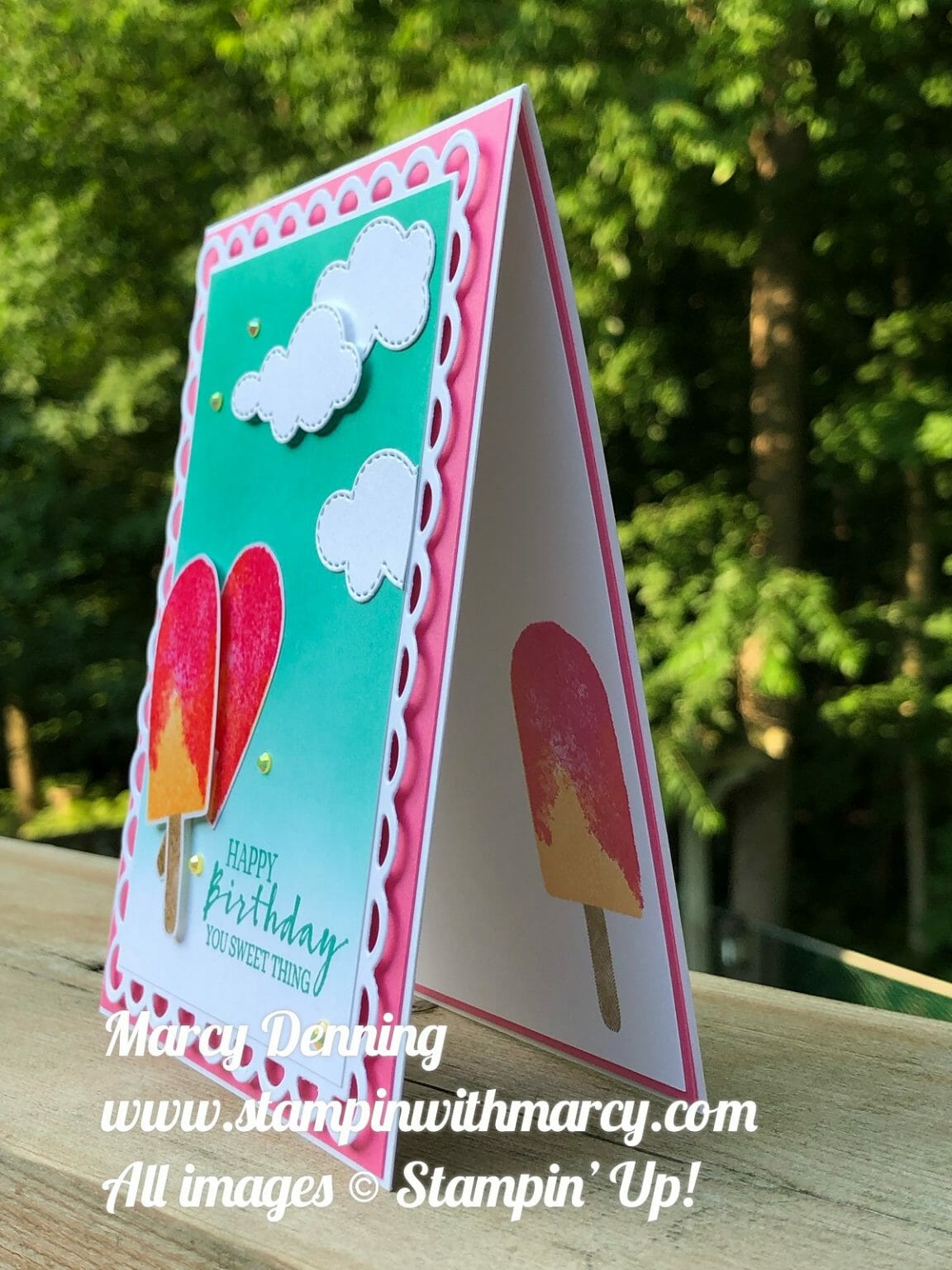 Embossed Popsicle Card