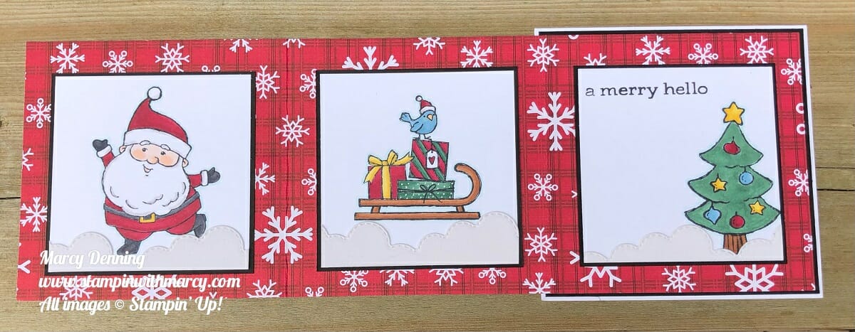 Be Jolly Stamp Set – Fun Fold card