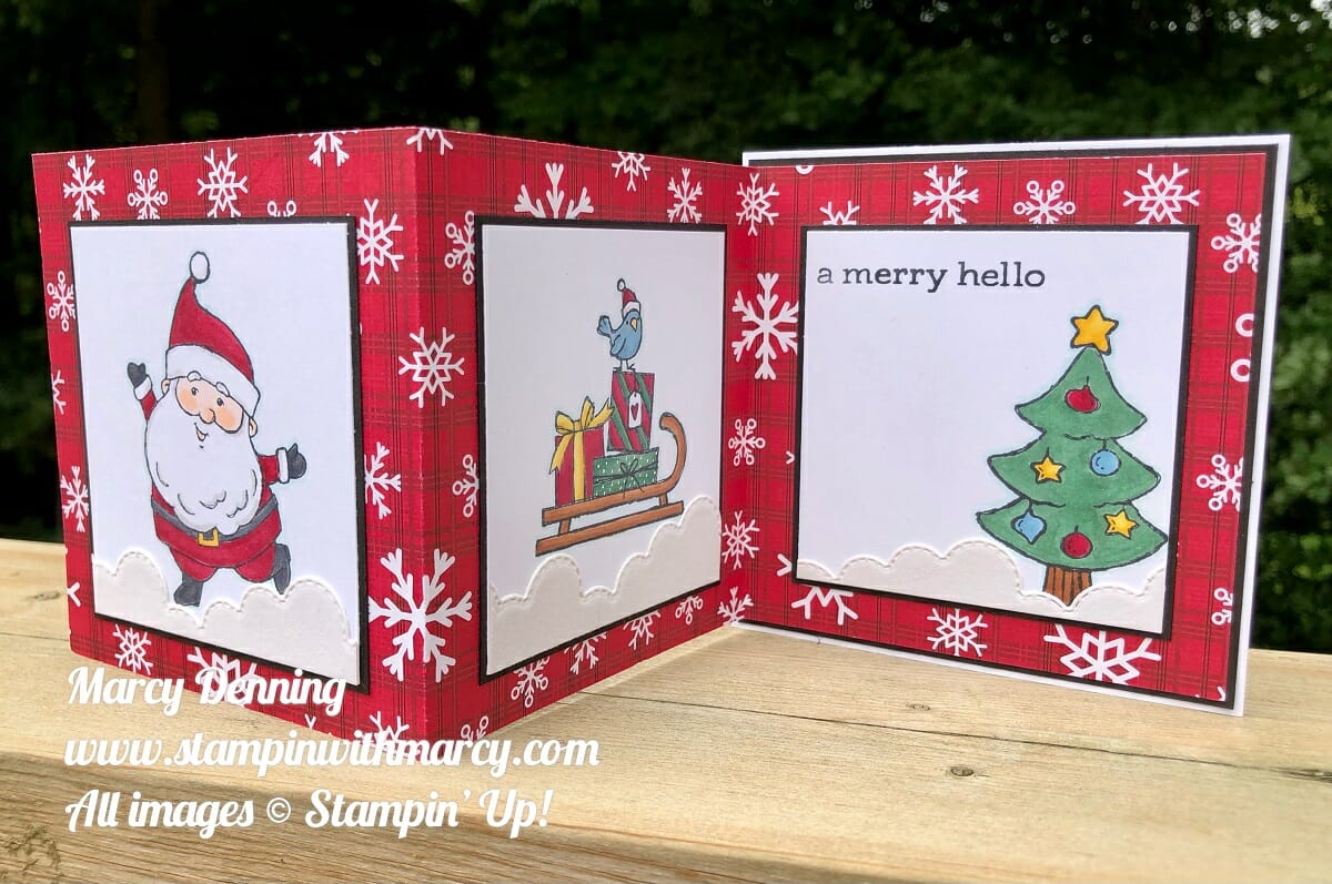 Be Jolly Stamp Set – Fun Fold card