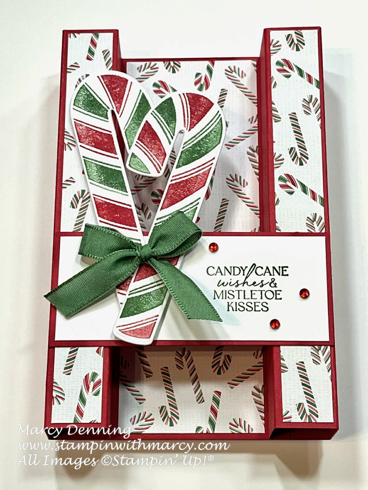 Sweet Candy Canes Bundle Fun Fold Card