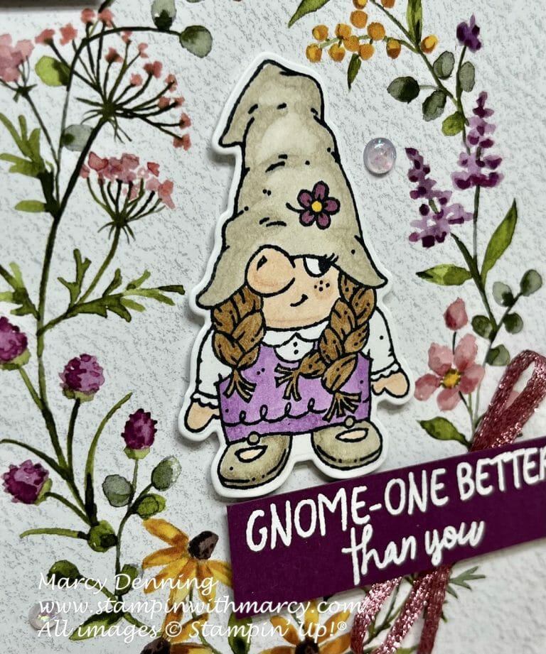 Friendly Gnomes Stamp Set & Dainty Flowers SAB Paper