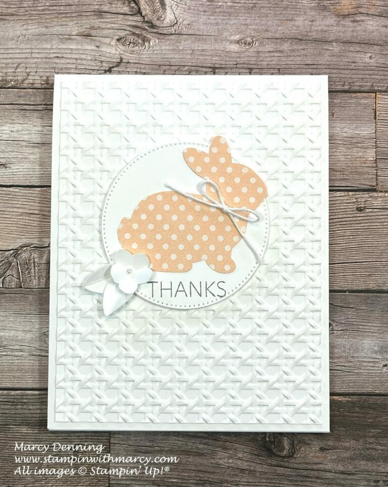 Quick And Cute Bunny Card