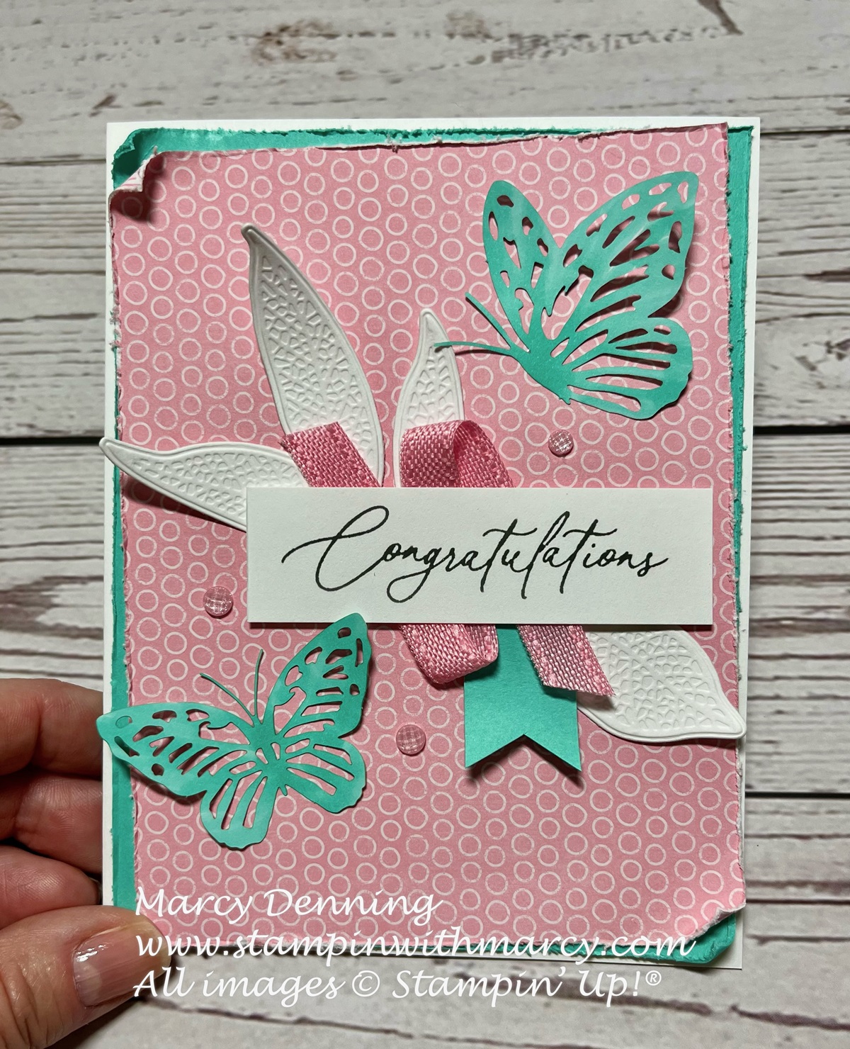 Creating A Congratulations Card Using Stampin’ Up! Products