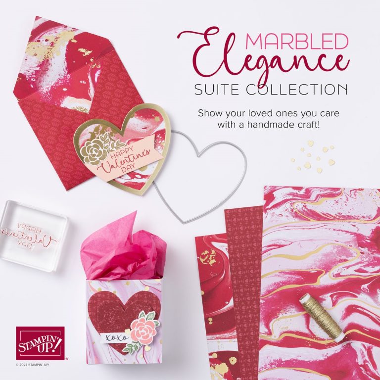 Marbled Elegance Suite – Sending Lots of Love Card